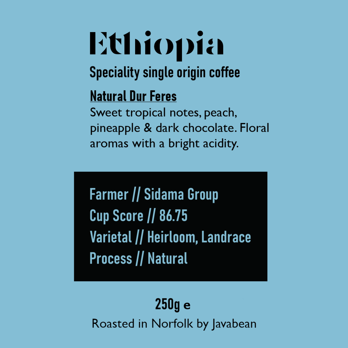 Ethiopia Natural Dur Feres – Javabean